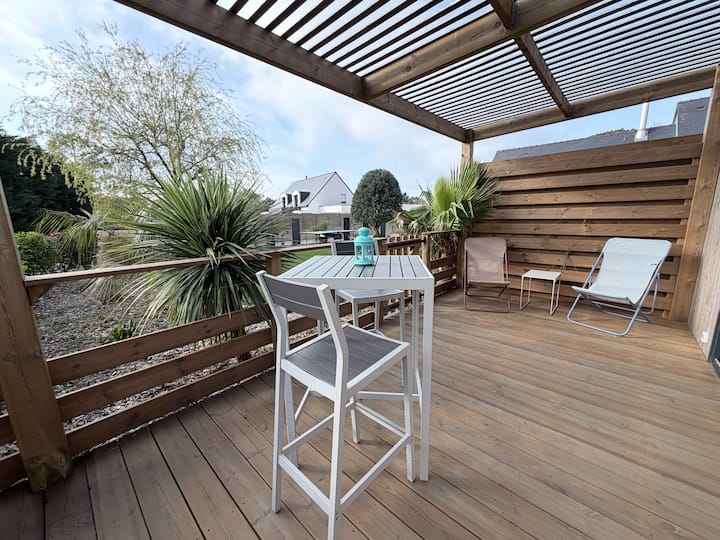 Charmant Studio Avec Terrasse. À 2 Km De La Plage. - Erdeven