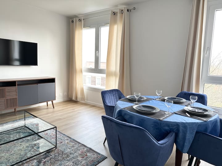 Appart 4-6 Pers • 10 Min Orly • Parking Gratuit - Athis-Mons