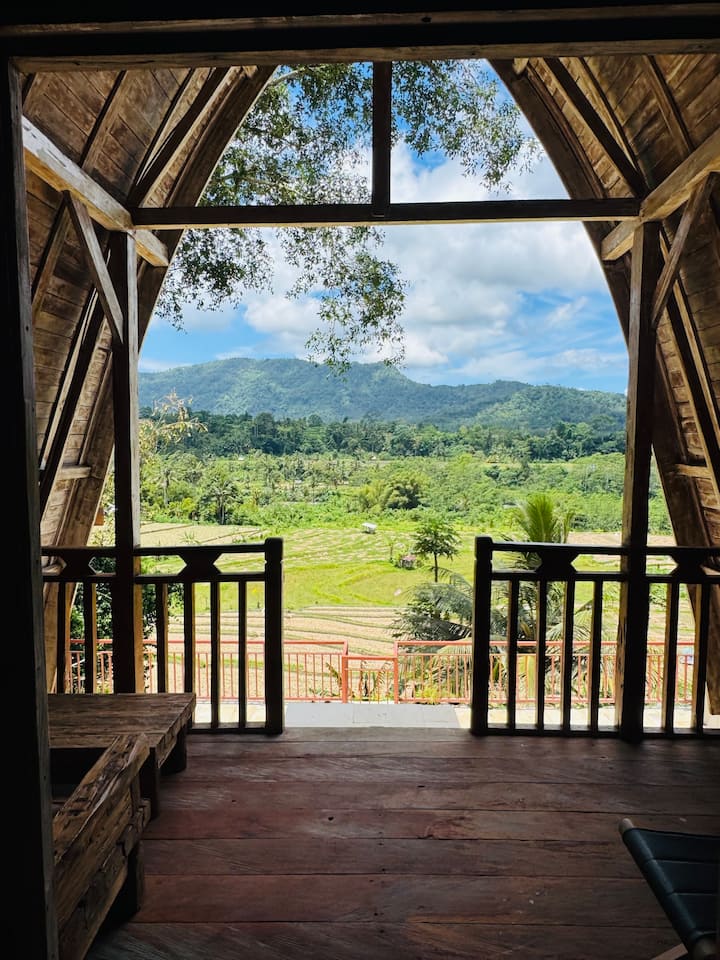 Rice Field And Mountain View House - Sidemen