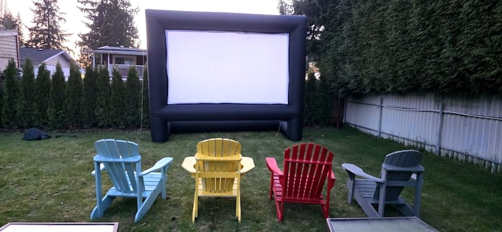 Near Vancouver: Backyard Cinema + Game - Surrey, BC