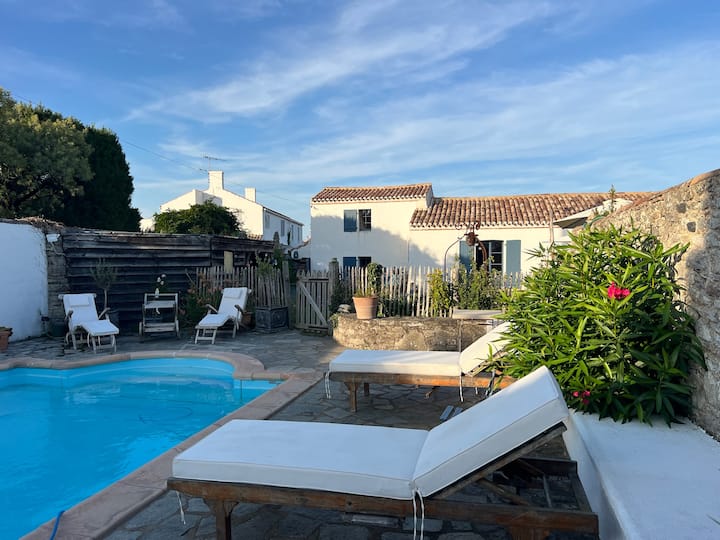 Longère Avec Piscine (Noirmoutier Centre) - Noirmoutier-en-l'Île