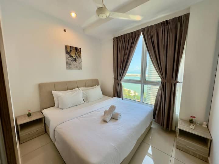 Georgetown Seaview Mansion One 2room2bath 7pax - Batu Ferringhi