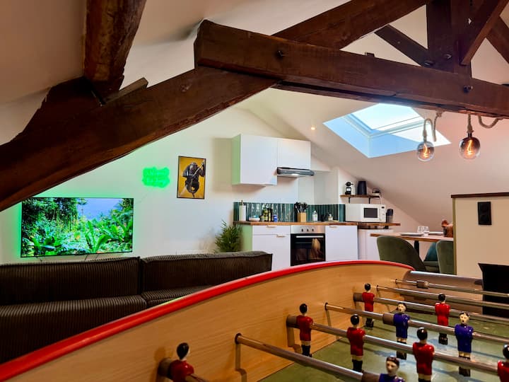 Jungle Loft : Lit 180x200, Babyfoot & Design - Mouilleron-le-Captif