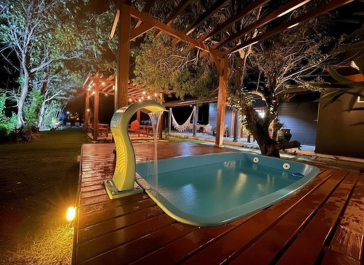 Beach 3 Min · Pool, Fire Pit, Pérgola, Wi-fi & Bbq - Laguna
