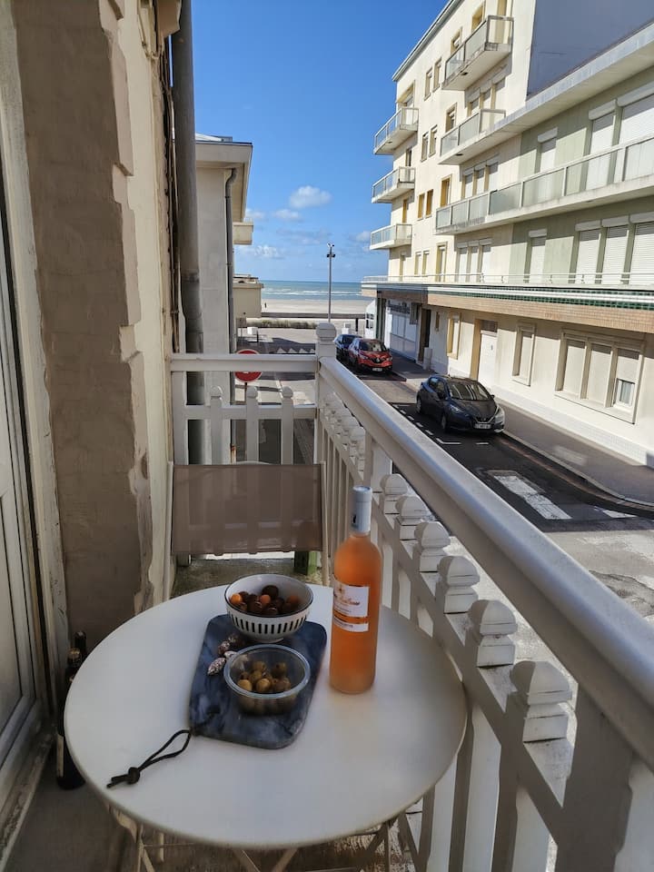 Balcon Vue Mer. Cosy · Plage à 2 Pas · 4 Pers - Plage de Berck