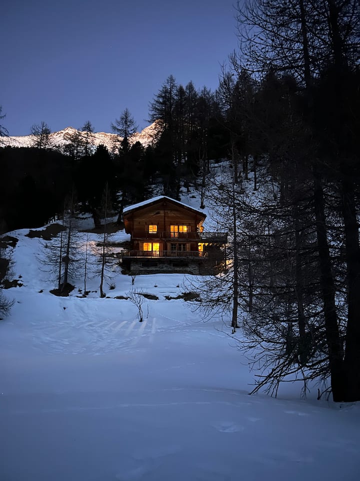 Tipico Chalet Svizzero Nel Cuore Delle Alpi - Zinal