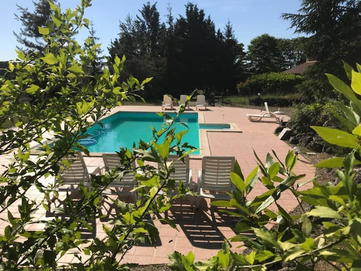 Maison En Pierre Avec Piscine, Calme Proche Sarlat - Belvès
