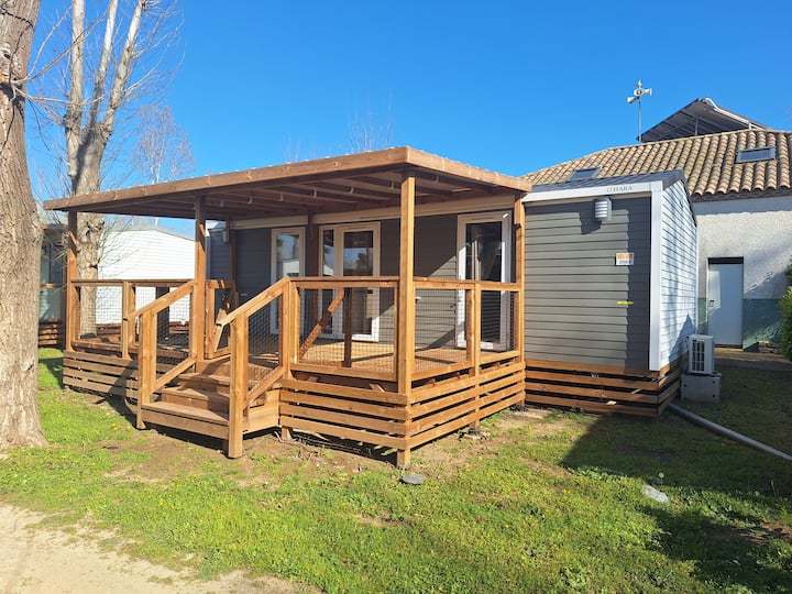 5 Pers–camping 5 éToiles La Yole–terrasse Neuve - Vendres