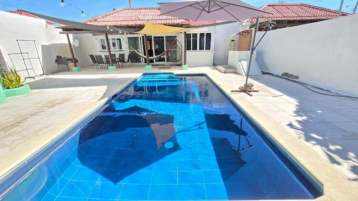 Casa Con Piscina Y Descanso. - Puerto San José