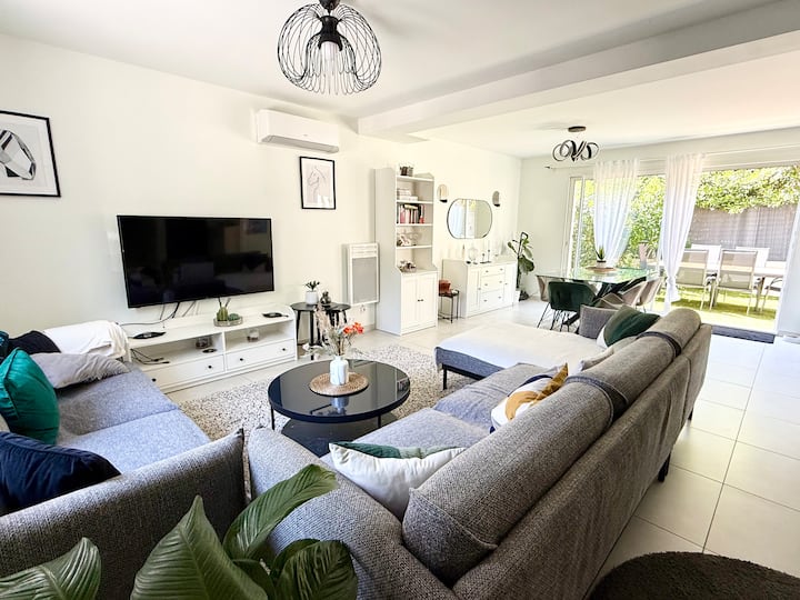 Villa Familiale Avec Jardin, Plage à Pied, Clim - Six-Fours-les-Plages