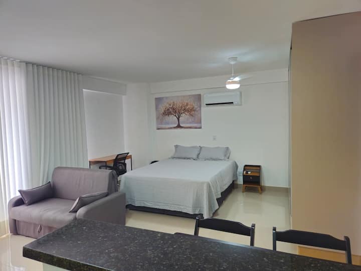 Flat C/ Sacada: Praça Das Arte E Parque Flamboyant - Goiânia