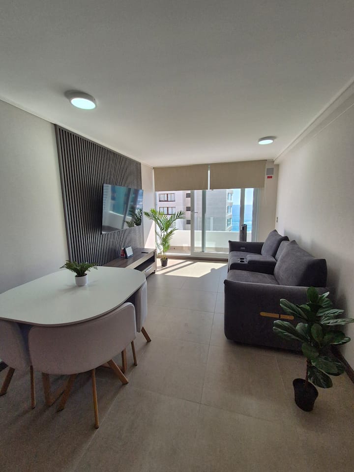 Depto. Playa Brava | Vista Mar & Smartlock - Iquique