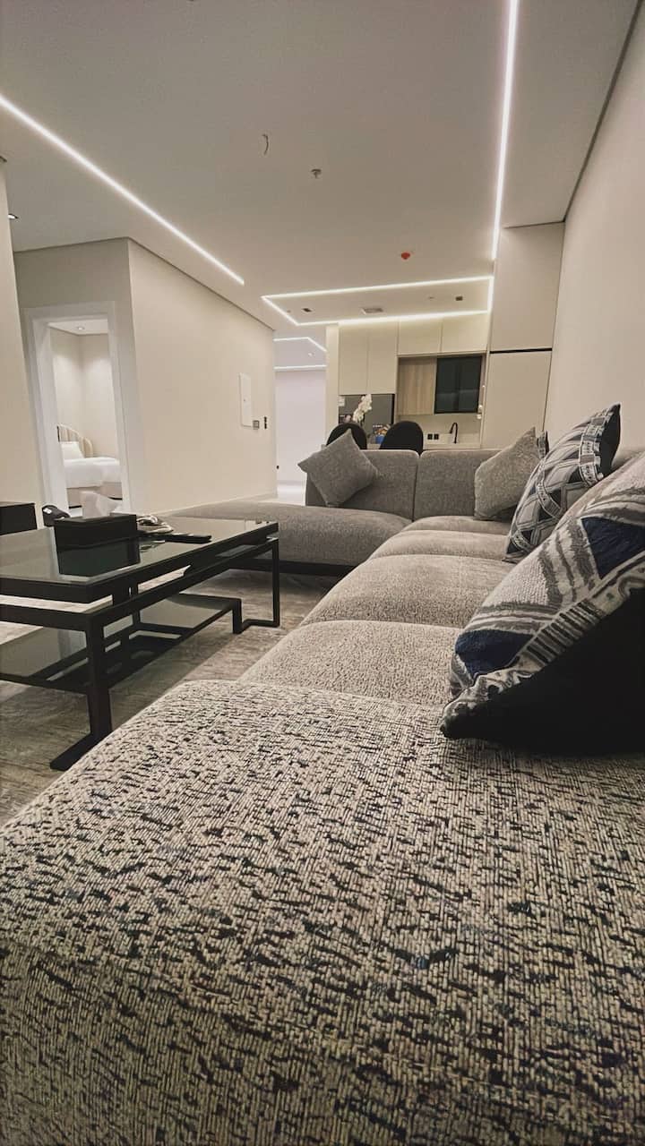 غرفتين نوم وصاله ومطبخ متكامل بالقرب من البحر - Dammam