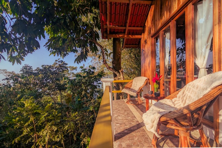 Cabaña Con Balcón Entre Cafetales + Starlink Wifi - Oaxaca