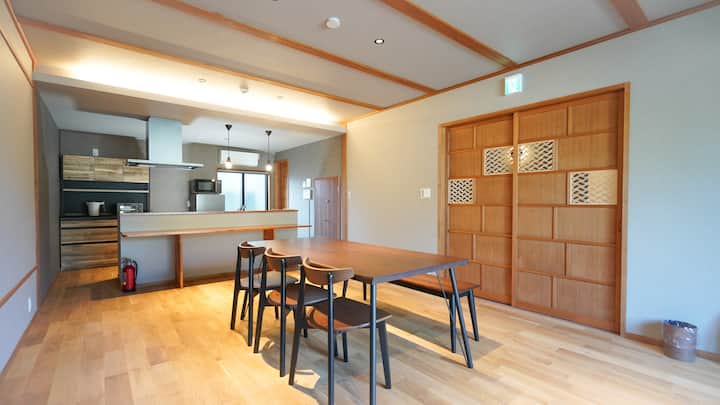 New｜国宝 松江城が目の前｜贅沢な一棟貸し切り無人宿｜無料Wifi｜6名 - Matsue