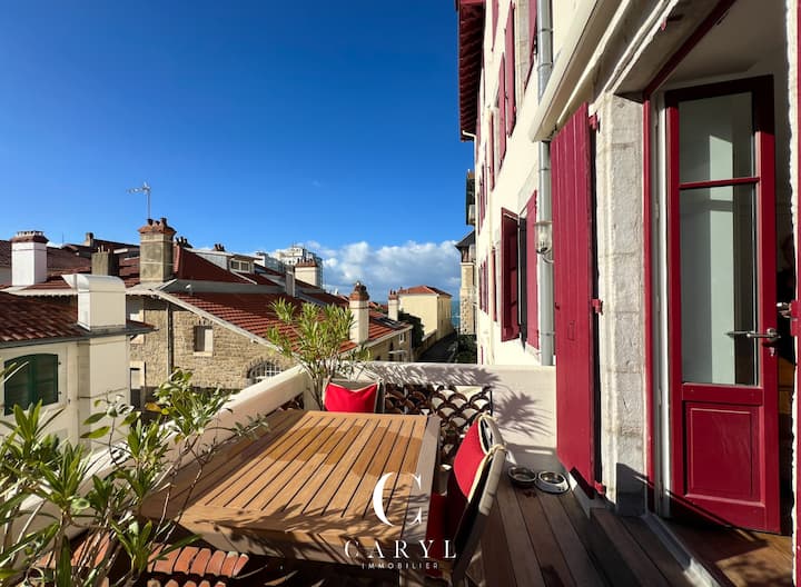 Apt Avec Terrasse Aperçu Mer - Biarritz Port-vieux - Biarritz