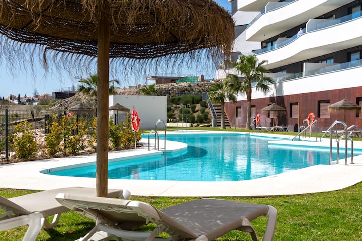 Modern Lägenhet Med Stor Terrass I Higuerón - Fuengirola