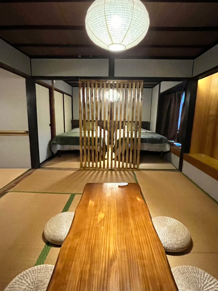 グラバー園徒歩8分｜最大6名｜路面電車近く｜伝統和風｜囲炉裏のある畳の和室 - Nagasaki