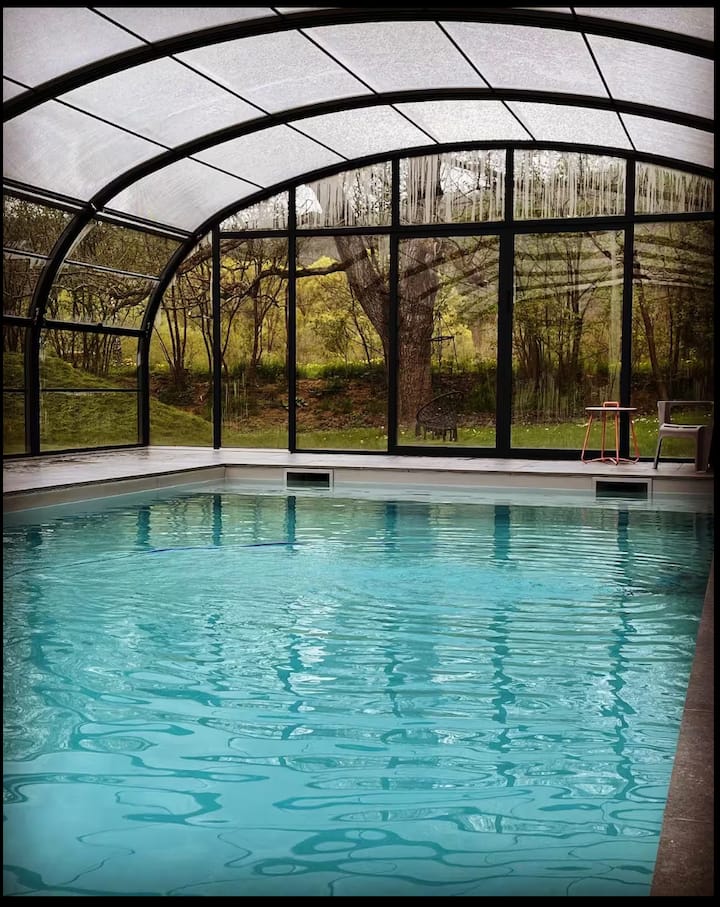 Gîte D'ardenne- Verwarmd Zwembad- 10 Pers - Houyet