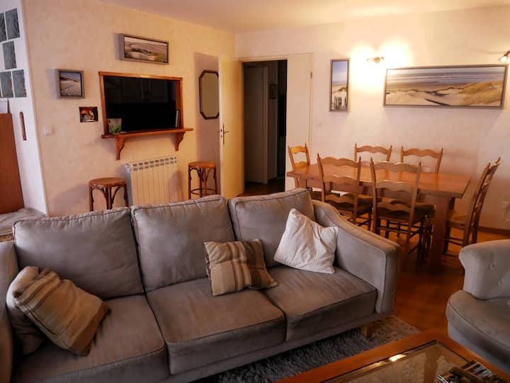 Appartement Central Et Au Calme Pour 7 Personnes - Berck