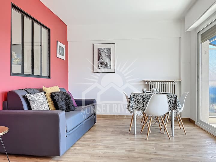L'aiglon Appartement Airco En Centre Ville Pour 4 - Antibes