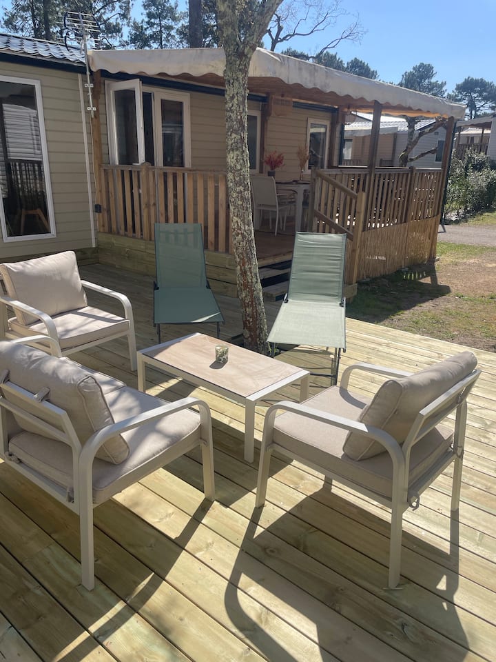 Mobil Home Neuf Capferret 3chambres,2sdb Clim Luxe - Lège-Cap-Ferret