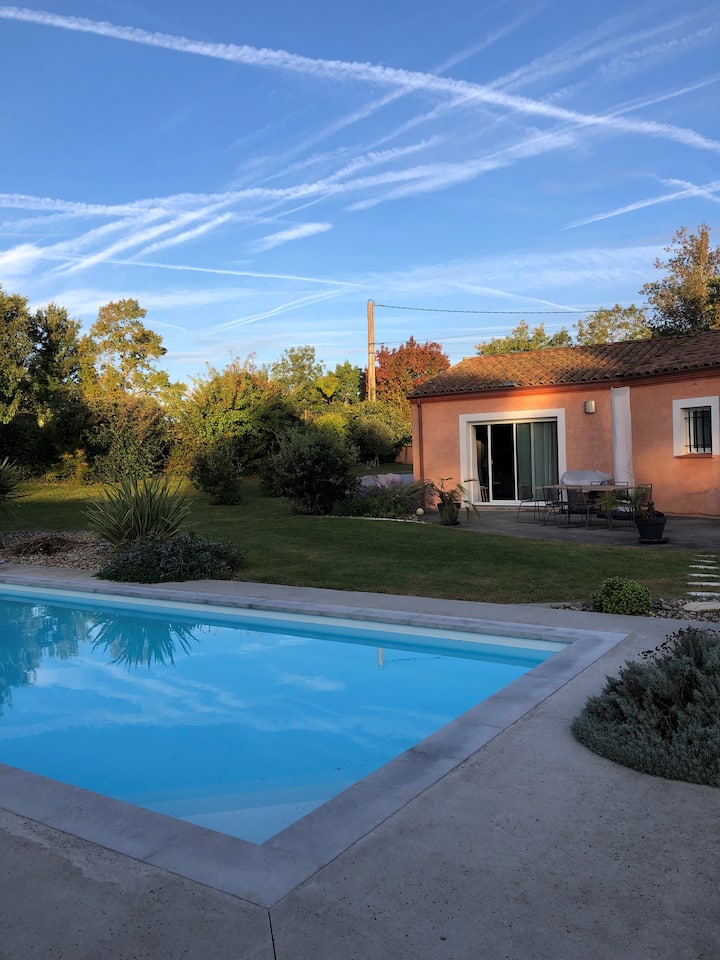 Maison Climatisée Avec Piscine Au Calme - Albi
