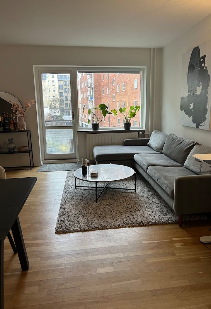 Bright Frederiksberg C Apartment • Balcony • 65”tv - Copenhagen