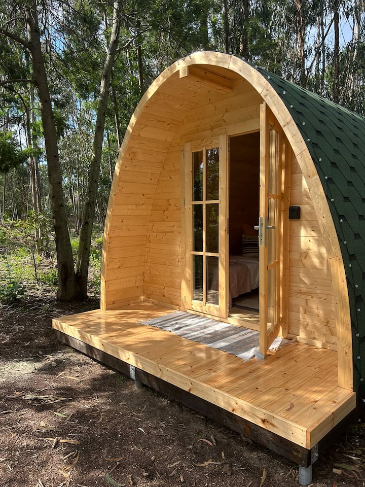 Sopro Da Mata - Wooden Cabin In Eucalyptus Forest - Portugal