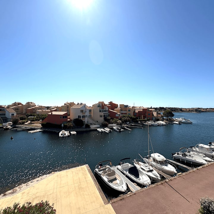 Appartement Vue Sur Le Lac, Résidence Avec Piscine - Le Barcarès