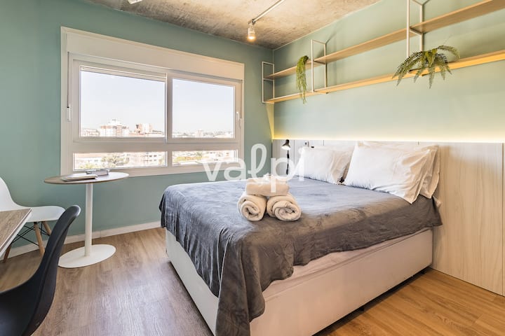 Studio Moderno, Com óTima Vista - Nb0808 - Porto Alegre