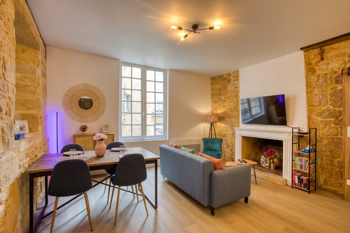 Duplex 2 Chambres, Hypercentre, Charme, "Rempart" - Sarlat-la-Canéda