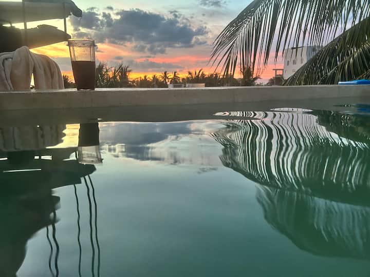 Villa Telchac Puerto, Playa Y Mar/2 Recamaras - Telchac Puerto
