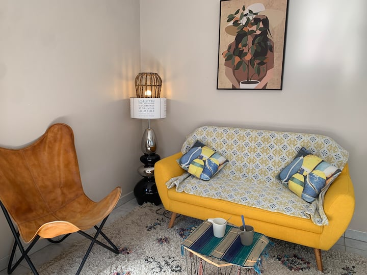 Studio Cosy 2 Pers – Calme Entre Marais Et Océan - Moutiers-les-Mauxfaits