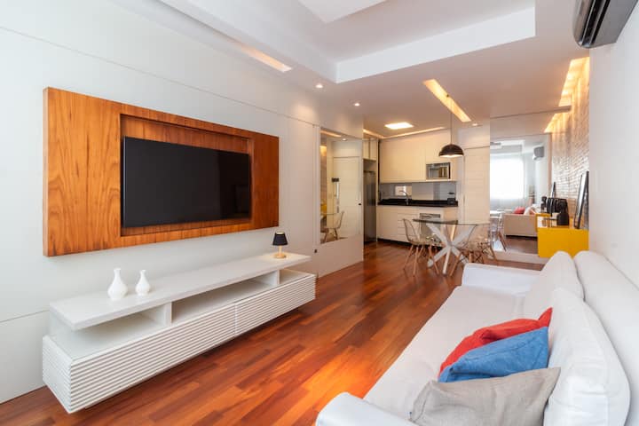 Entre Ipanema E Copacabana-arpoador A Pé-moderno - Rio de Janeiro