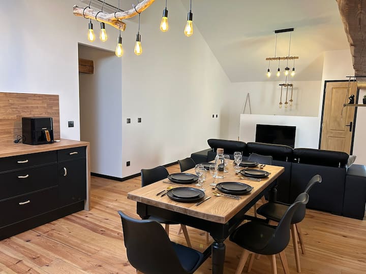 Le Madrier : Grange Design Industriel (6/8 Pers) - Clermont-Ferrand