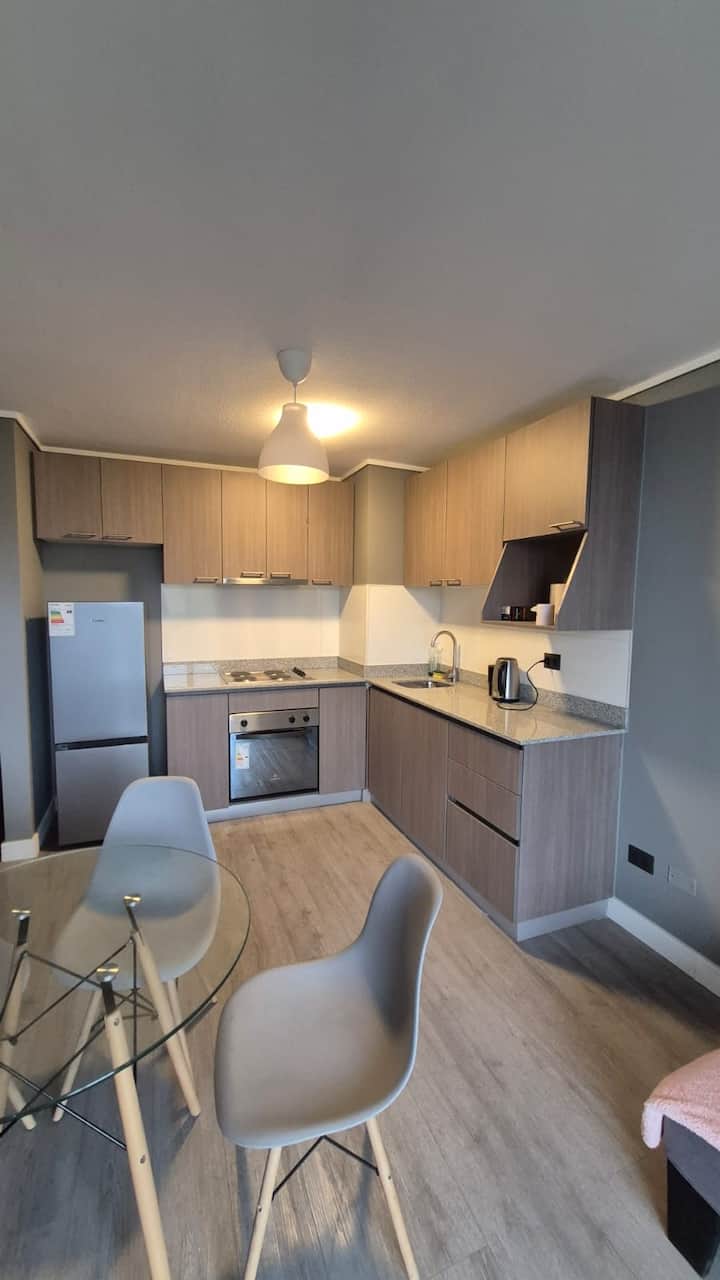 Departamento Moderno Y Luminoso Con Balcón. - El Bosque, Chile