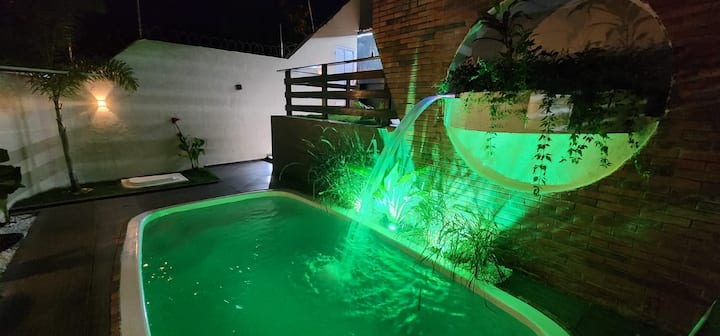 Ap Um Quarto Com Piscina Aquecida, Churrasqueira - Natal