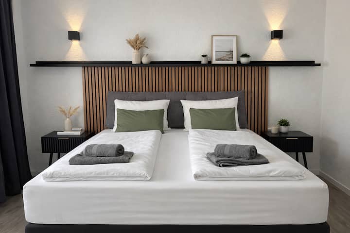 Teratop-living, Zentral, 3 Zimmer, Schlafcouch - Darmstadt