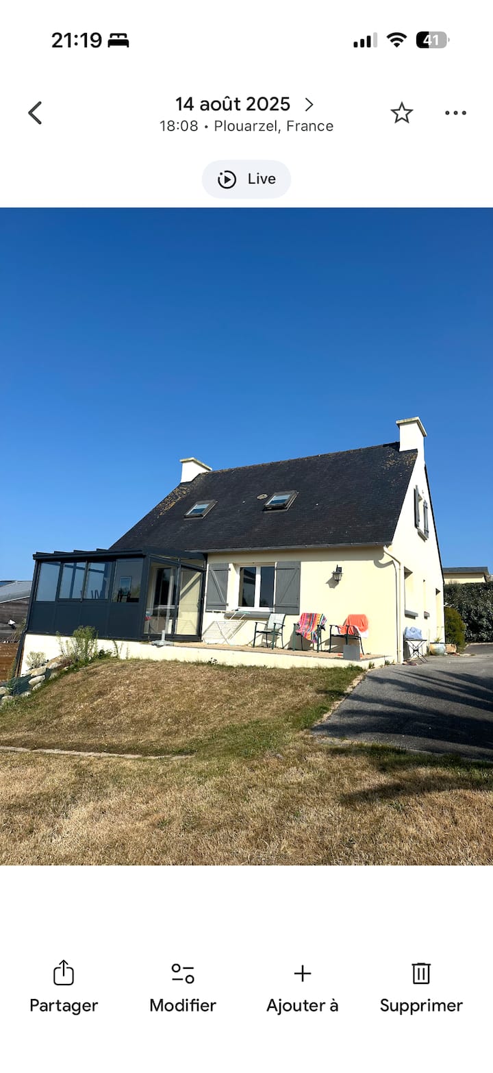 Maison Vue Mer - Plages à Pied 5 Min - - Plouarzel