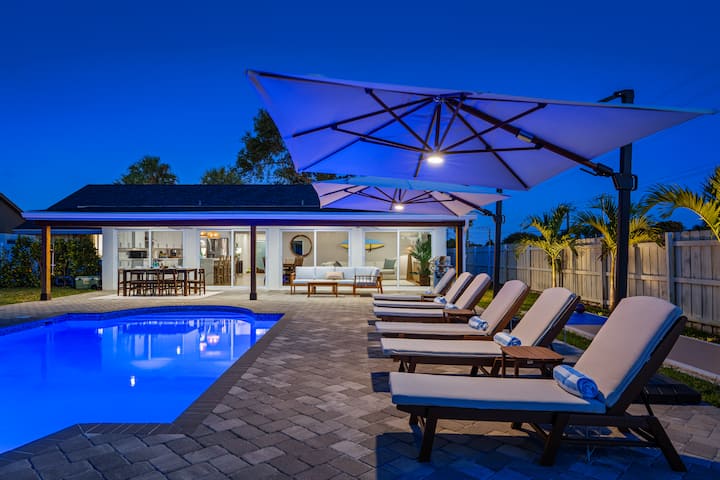 Sleeps 16! Heated Pool+pickleball+minigolf+firepit - The Bahamas