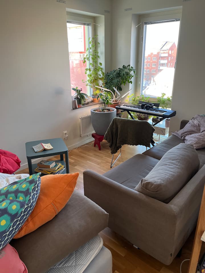 Ljus Och Högt Belägen Lägenhet I Mysiga Kvarter - Estocolmo