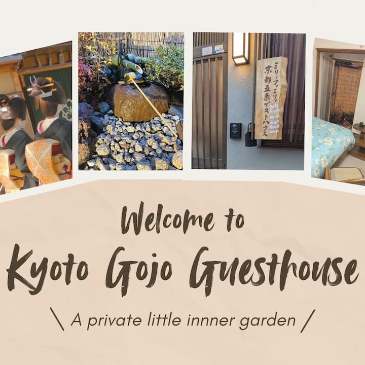 Kyoto Gion, Kiyomizu-dera /Sta. 3 Min Walk/max 5 - Kyoto