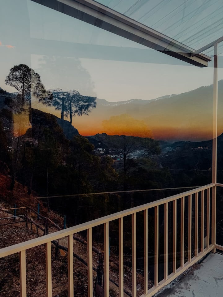 Wooden Cottage With Balcony The Baaromaas Resort - Chopta