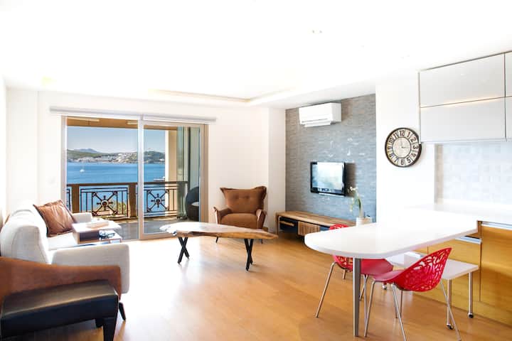 Bodrum Merkezde 2 Odalı Deniz Manzaralıdaire Bd226 - Bodrum
