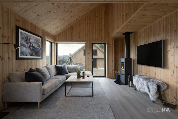 Moderne Hytte På Norefjell 5 Min Fra Skisenter - Norway