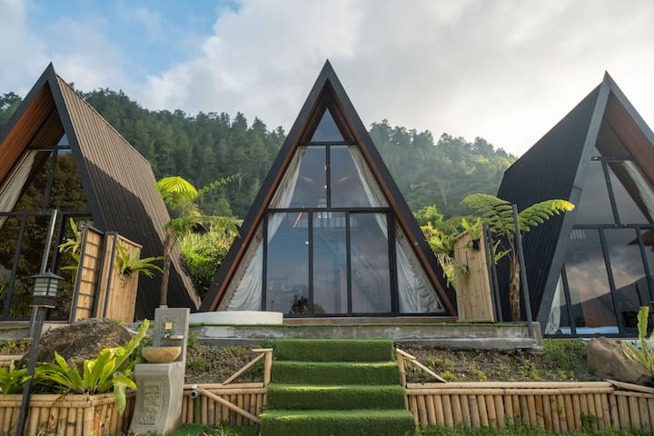 3br Scenic Glamping W/bf, Lake & Mountain View - Kintamani