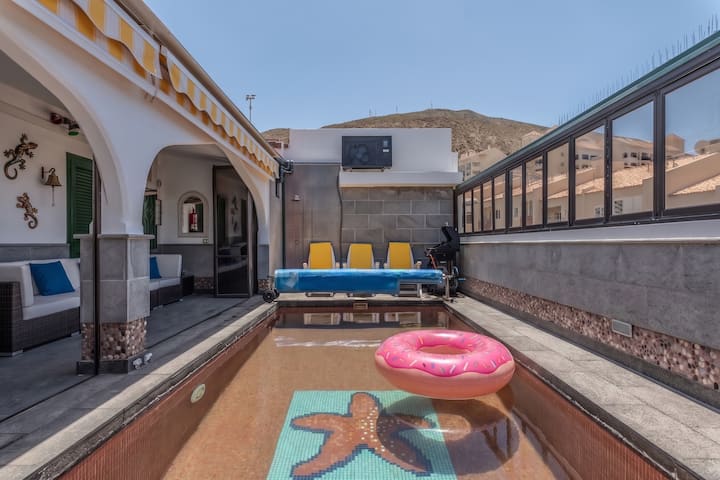 Villa Los Cristianos | Piscina Privada | Bbq | 8p - Los Cristianos
