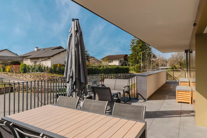 Penthouse : Terrasse & Vue 360° - Immoconciergerie - Rumilly