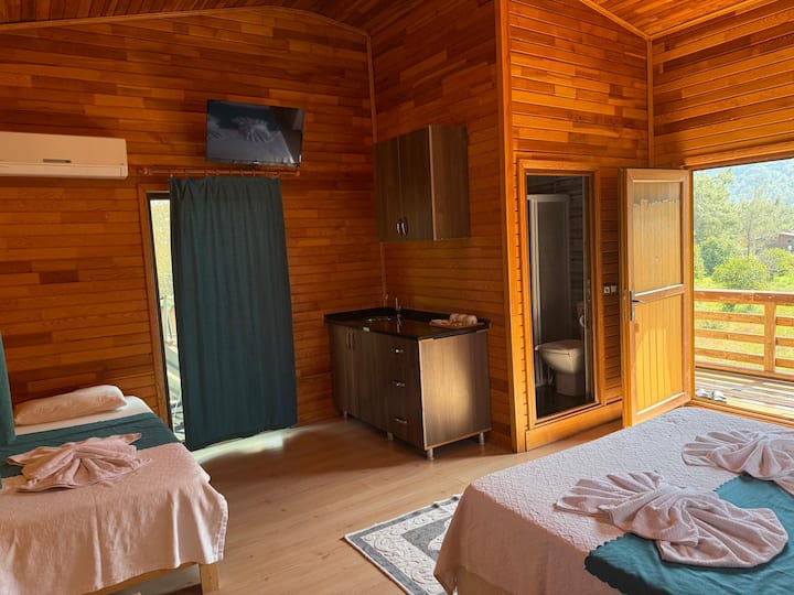 Likya Yanartaş Bungalows - Max. 3 Kişi Konaklama - Çıralı